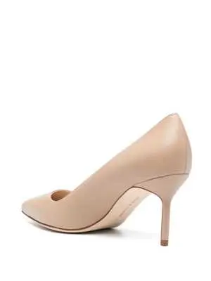 Manolo Blahnik Tora 70mm Leather Pumps
