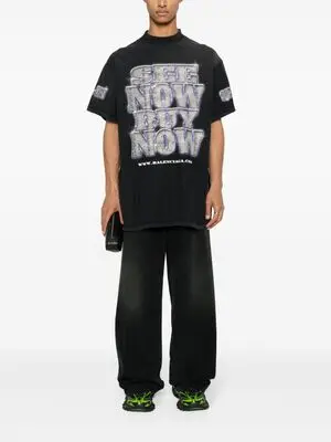 Balenciaga Baggy Wide-leg Jeans