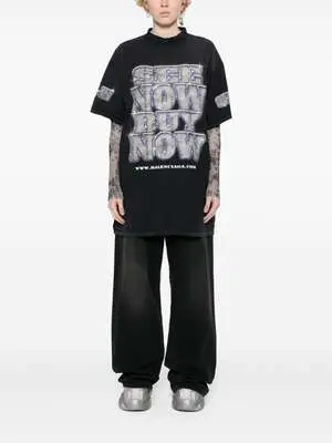 Balenciaga Baggy Wide-leg Jeans