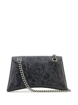 Balenciaga Small Crush Shoulder Bag - Grey