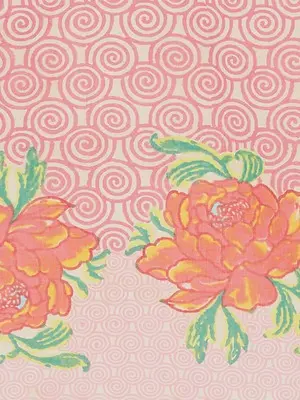 LISA CORTI Camelia Magenta Beach Towel - Pink