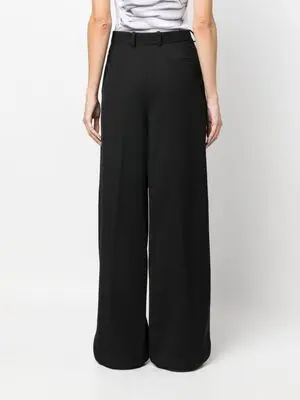 BOTTER Pleated Wide-leg Trousers - Black