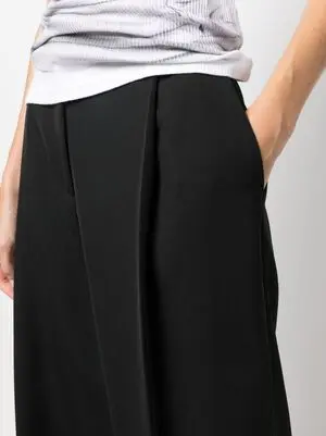 BOTTER Pleated Wide-leg Trousers - Black