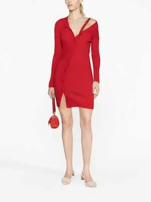 Jacquemus La Robe Maille Colin Minidress - Red