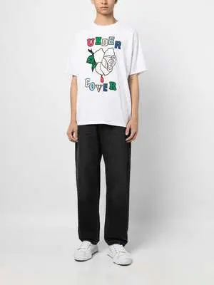 Undercover Rose Cotton T-shirt