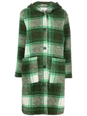Woolrich Checked Coats For Women