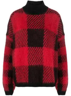 Woolrich Checked-intarsia Knitted Jumper