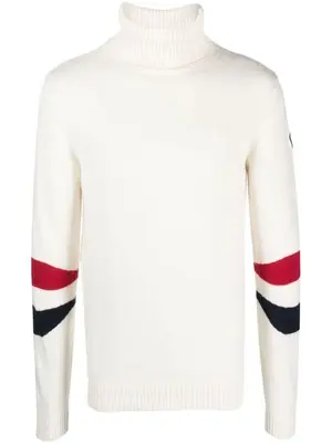 Rossignol Signature Roll-neck Sweater - White
