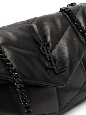 Saint Laurent Loulou Puffer Leather Shoulder Bag