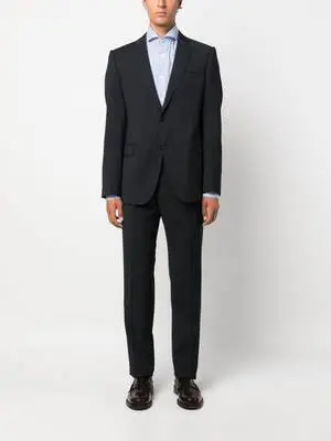 LUIGI BORRELLI Long-sleeve Striped Cotton Shirt