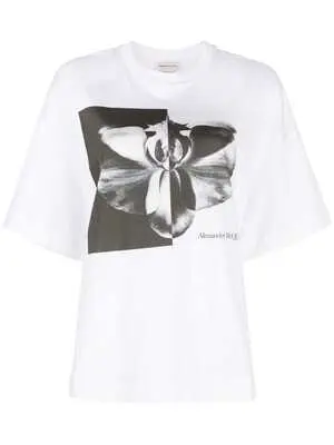 Alexander Mcqueen Textured T-shirts For Women