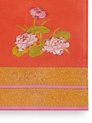 LISA CORTI Tea Flower Floral-print Sarong