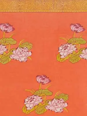 LISA CORTI Tea Flower Floral-print Sarong