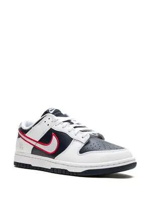 Nike Dunk Low Houston Comets Four-peat Sneakers - White