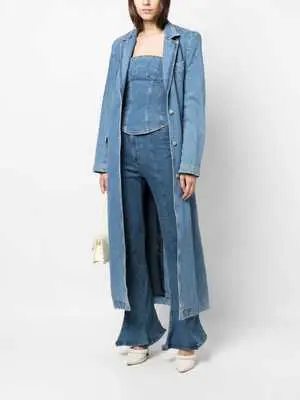 Magda Butrym Single-breasted Denim Coat