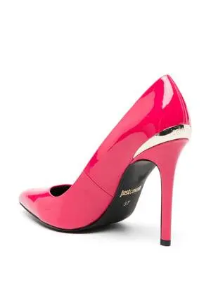 Just Cavalli 100mm Patent Pointed-toe Pumps - Pink