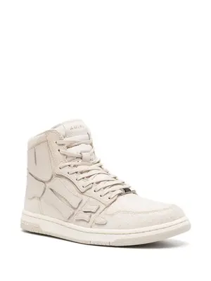 Amiri Skel Top Lace-up Sneakers - Gold