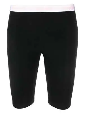 Dsquared2 Logo-waistband Stretch-cotton Cycling Shorts