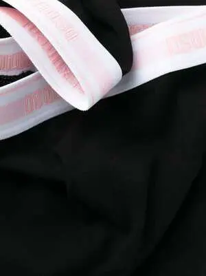 Dsquared2 Logo-waistband Stretch-cotton Cycling Shorts