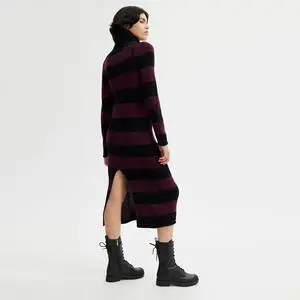 COACH New York Apple Distressed Sweater Dress