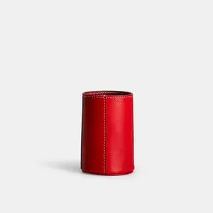 COACH® Remade Colorblock Pencil Cup - Red Multi