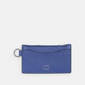 COACH Zip Card Case Blueberry