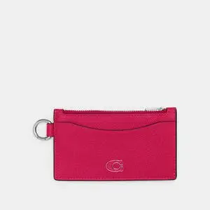 COACH Zip Card Case Dragon Fruit