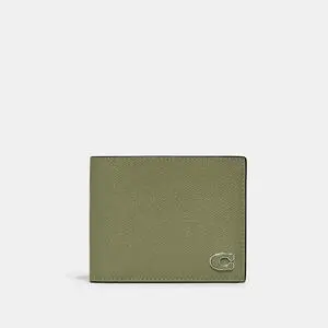 COACH 3-In-1 Wallet With Signature Canvas Interior Moss