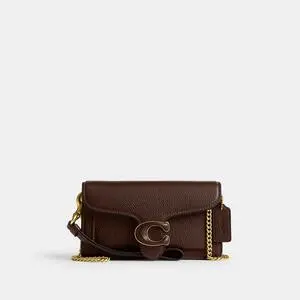 COACH Coach Tabby Wristlet Brass/maple