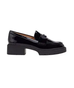 COACH Leah Loafer - Black Patent