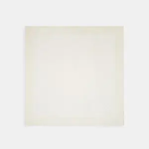 COACH Textured Signature Print Silk Square Scarf - Chalk