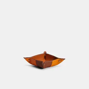 COACH Colorblock Small Valet Tray - Brown/multi