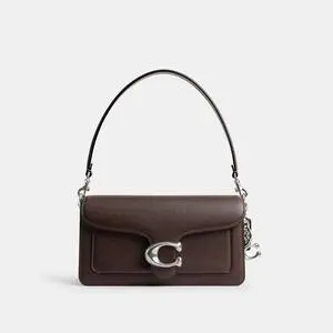 COACH Signature Bag Charm - Silver