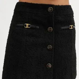 COACH Heritage C Boucle Mini Skirt