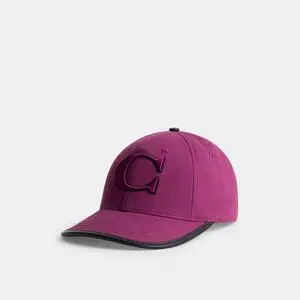 COACH Baseball Hat Deep Plum