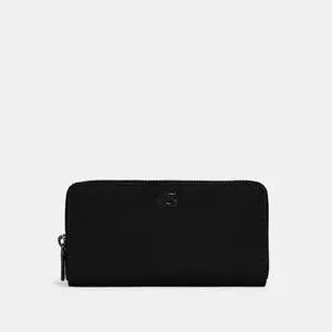 COACH® Accordion Wallet With Signature Canvas Interior - Black
