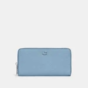 COACH Accordion Wallet With Signature Canvas Interior Pool