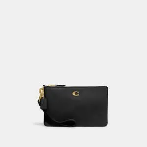 COACH Coach Wristlet Brass