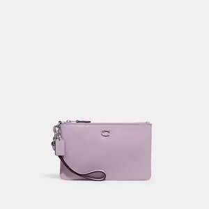 COACH Coach Wristlet Silver/soft Purple