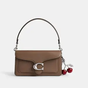 COACH Cherry Bag Charm - Silver/red Apple