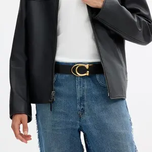COACH Outline C Buckle Cut-to-size Belt, 38mm