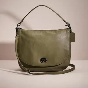 COACH Restored Turnlock Hobo - Gunmetal/surplus