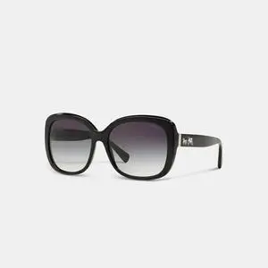 COACH Horse And Carriage Square Sunglasses - Black