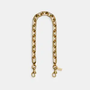 COACH Link Chain Strap - Brass