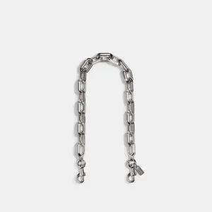 COACH Link Chain Strap - Silver