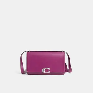 COACH Bandit Shoulder Bag Silver/deep Plum
