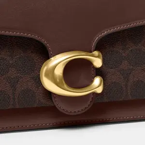 COACH Tabby Shoulder Bag 26 In Signature Canvas - Brass/maple