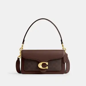 COACH Tabby Shoulder Bag 26 In Signature Canvas - Brass/maple
