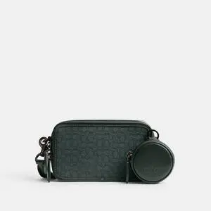 COACH Charter Slim Crossbody In Micro Signature Jacquard