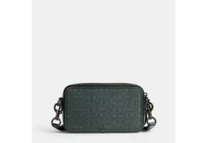 COACH Charter Slim Crossbody In Micro Signature Jacquard